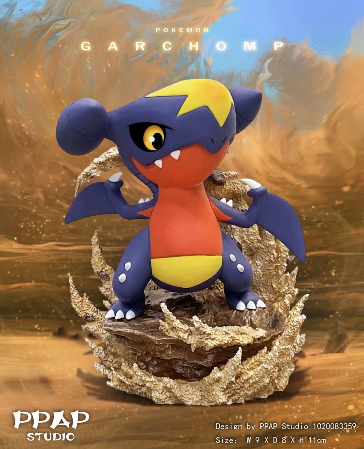 PPAP Studio - Baby Garchomp - Pokemon Resin Statue: A Collector's Dream ...