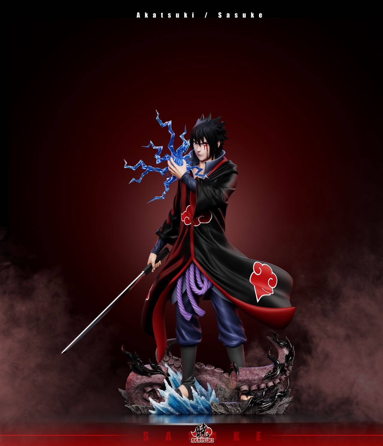 Akatsuki Studio - Taka Uchiha Sasuke - Naruto Resin Statue