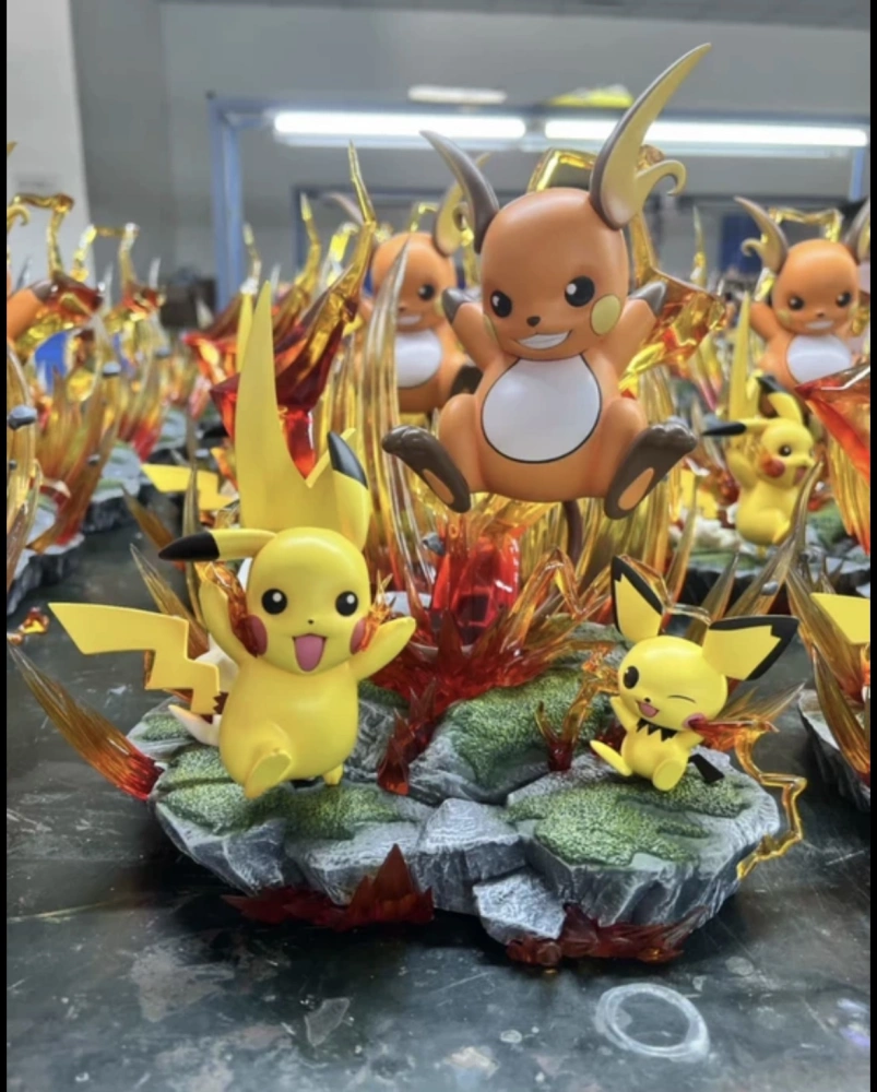 Miko Studio - Pikachu Evolution - Pokemon Resin Statue: A Collector ...