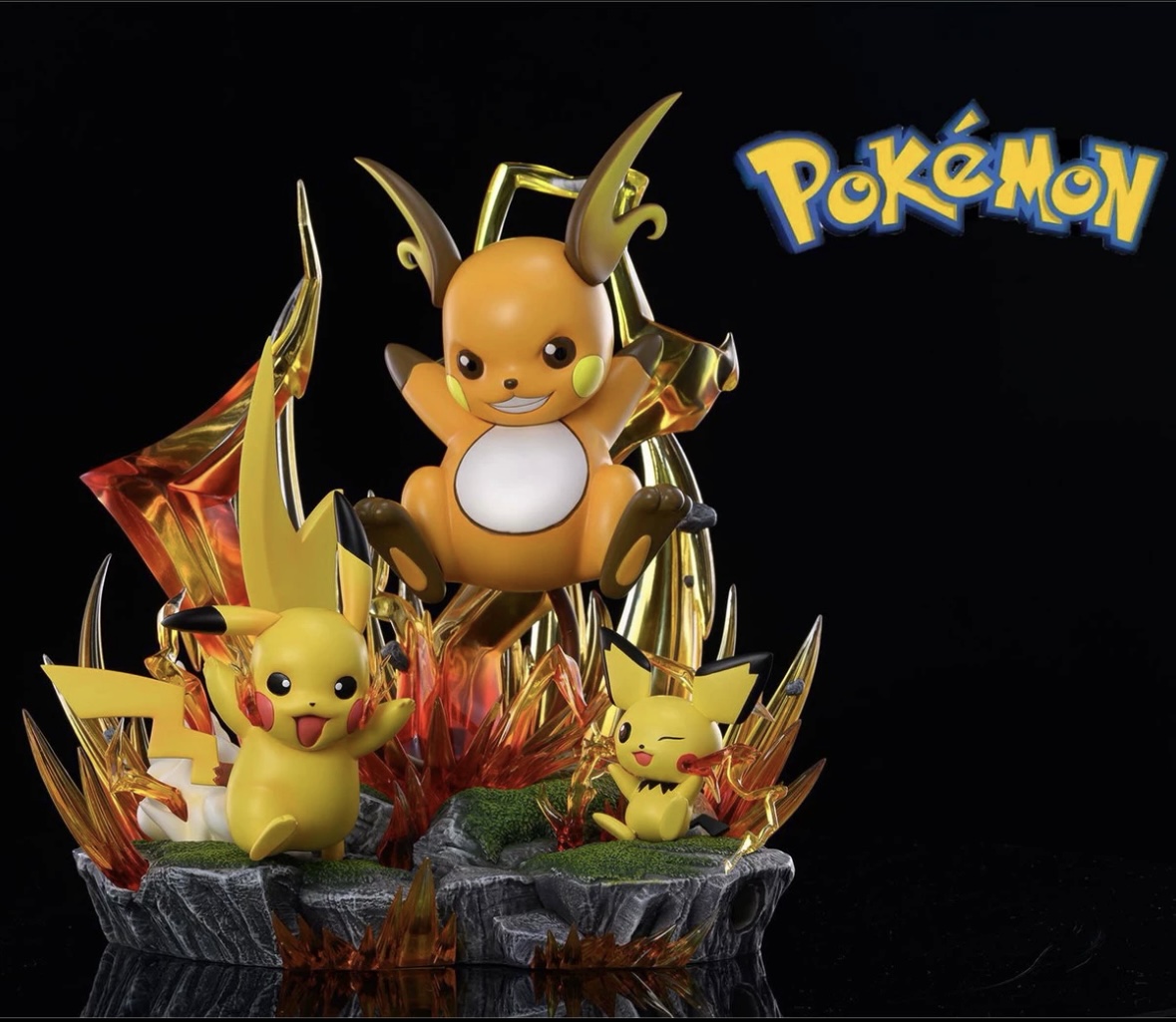 Miko Studio - Pikachu Evolution - Pokemon Resin Statue: A Collector ...