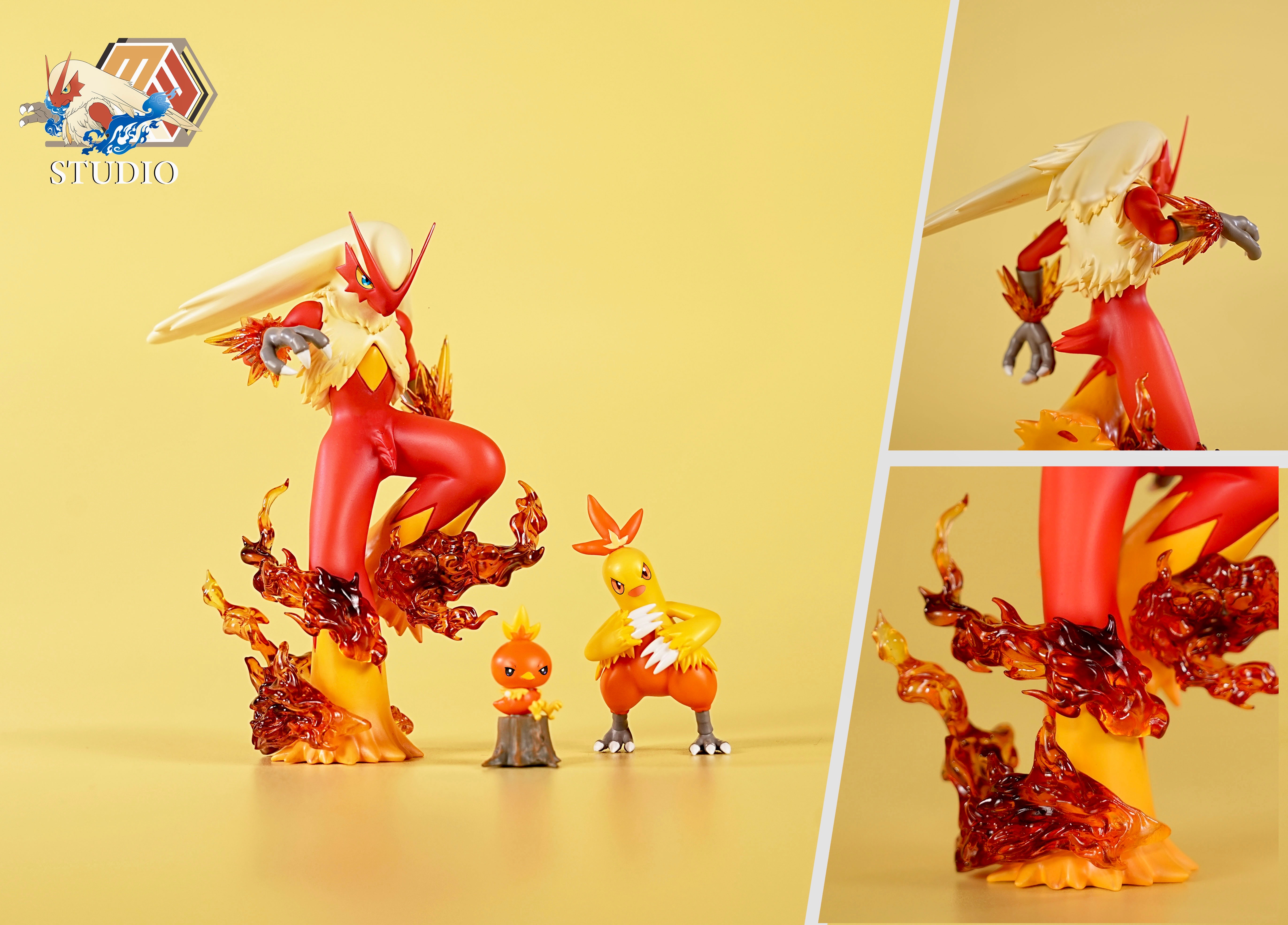 MMW Studio - Blaziken Evolution - Pokemon Scale World