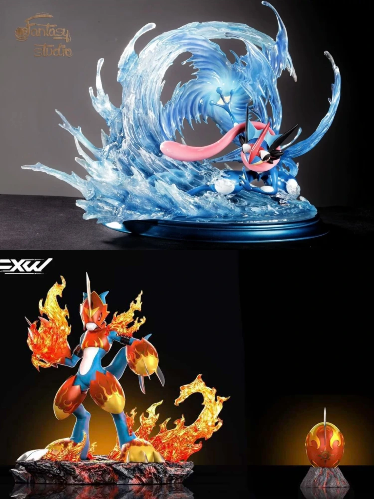 Fantasy Studio - Ash Greninja - Pokemon Resin Statue: A Must-Have for ...