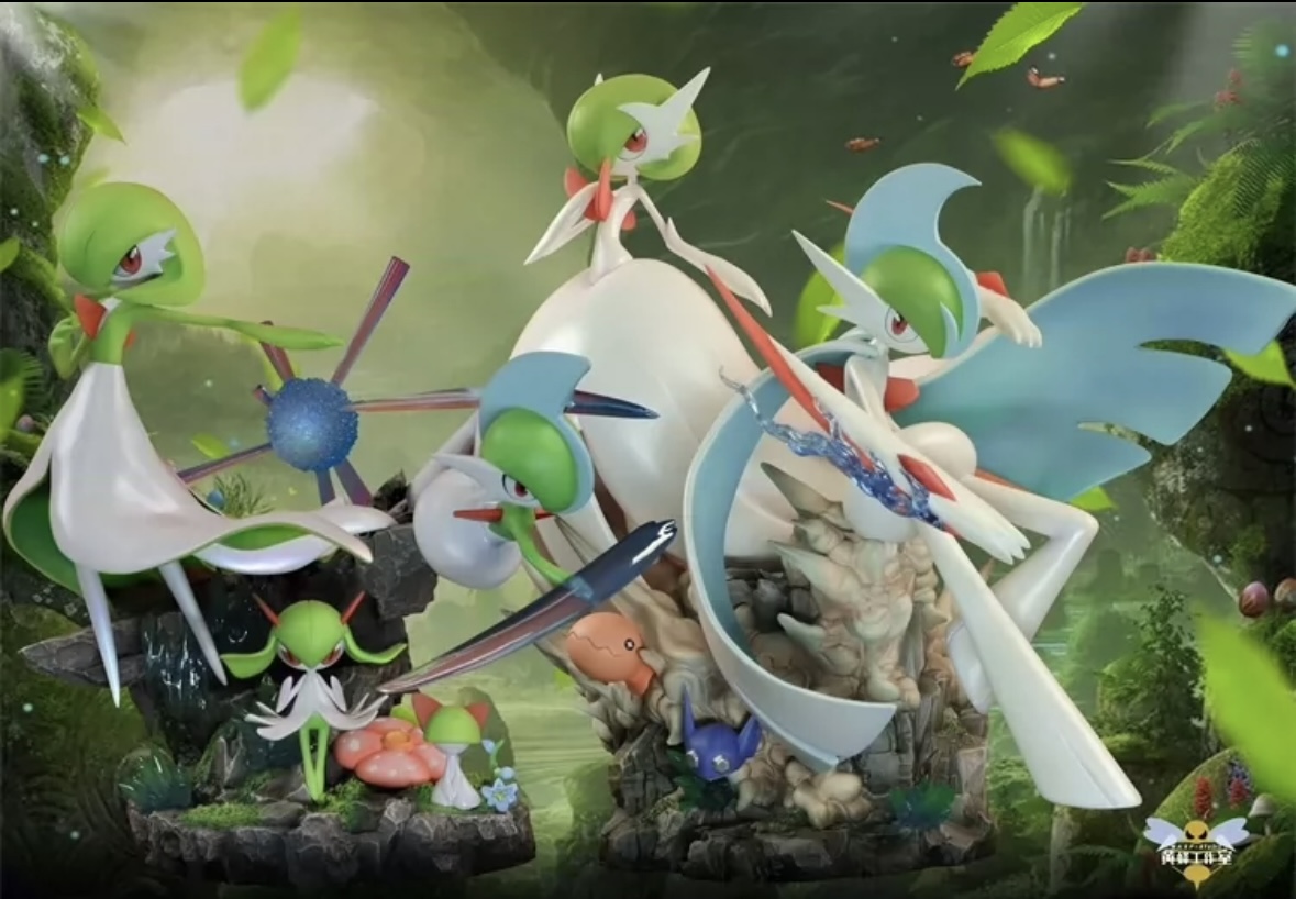 Wasp Studio Gardevoir Evolution Statue | Ultimate Pokémon Collector's ...