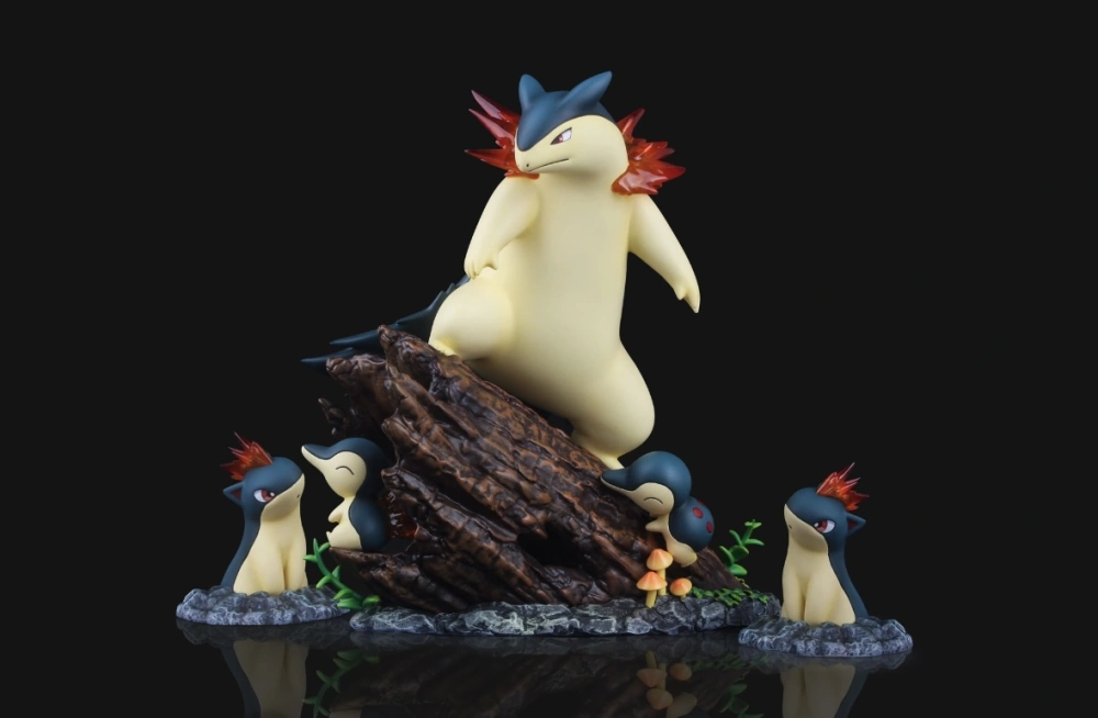 Kipi Studio - Typhlosion Ecology - Pokemon Resin Statue
