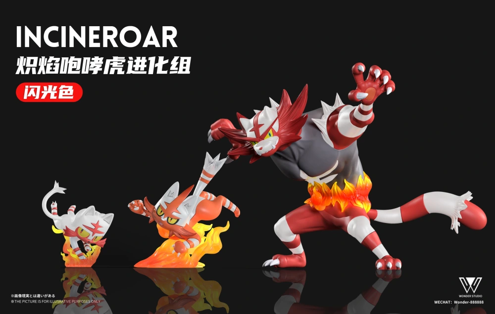 Wonder Studio - Incineroar Evolution - Pokemon Scale World