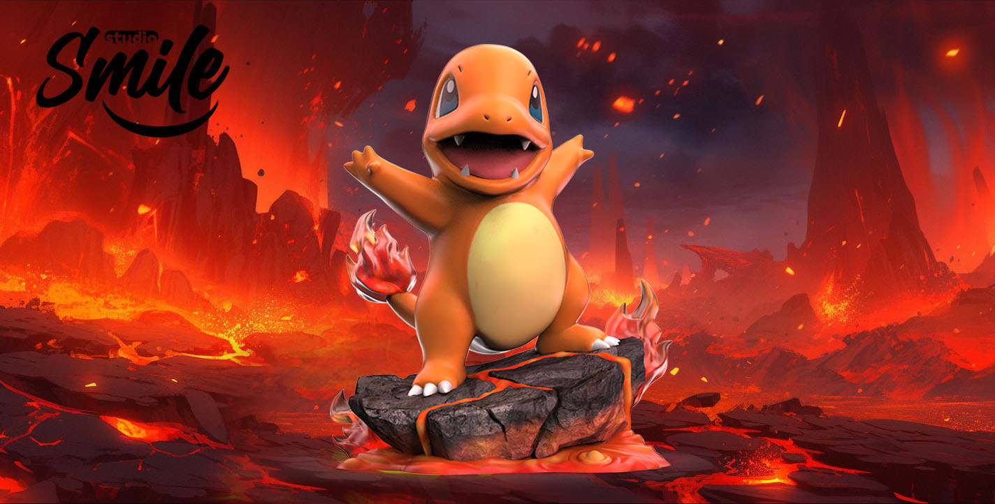 Smile Studio - Charmander - Pokemon Resin Statue