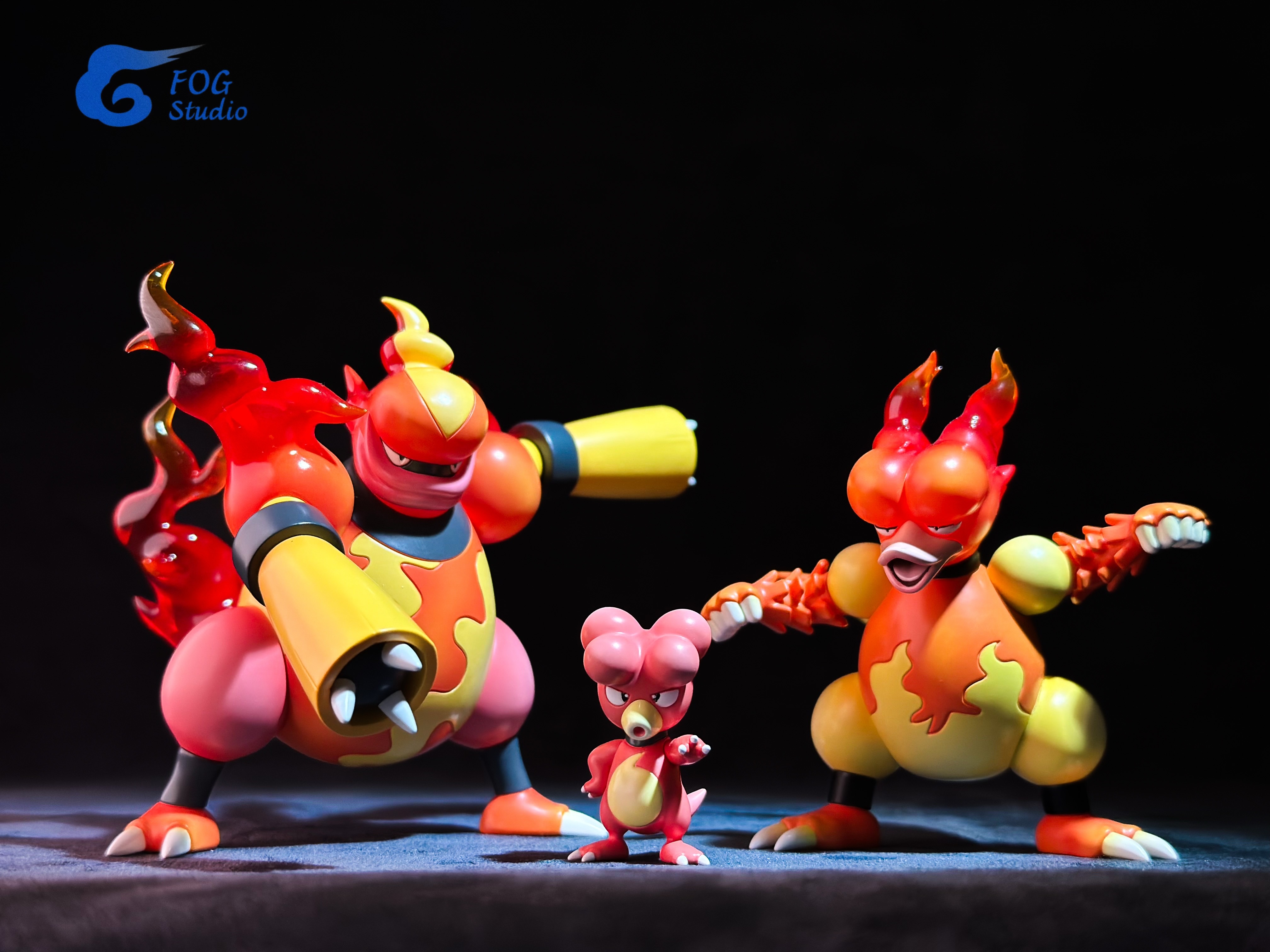 Fog Studio - Magmortar Evolution - Pokemon Scale World