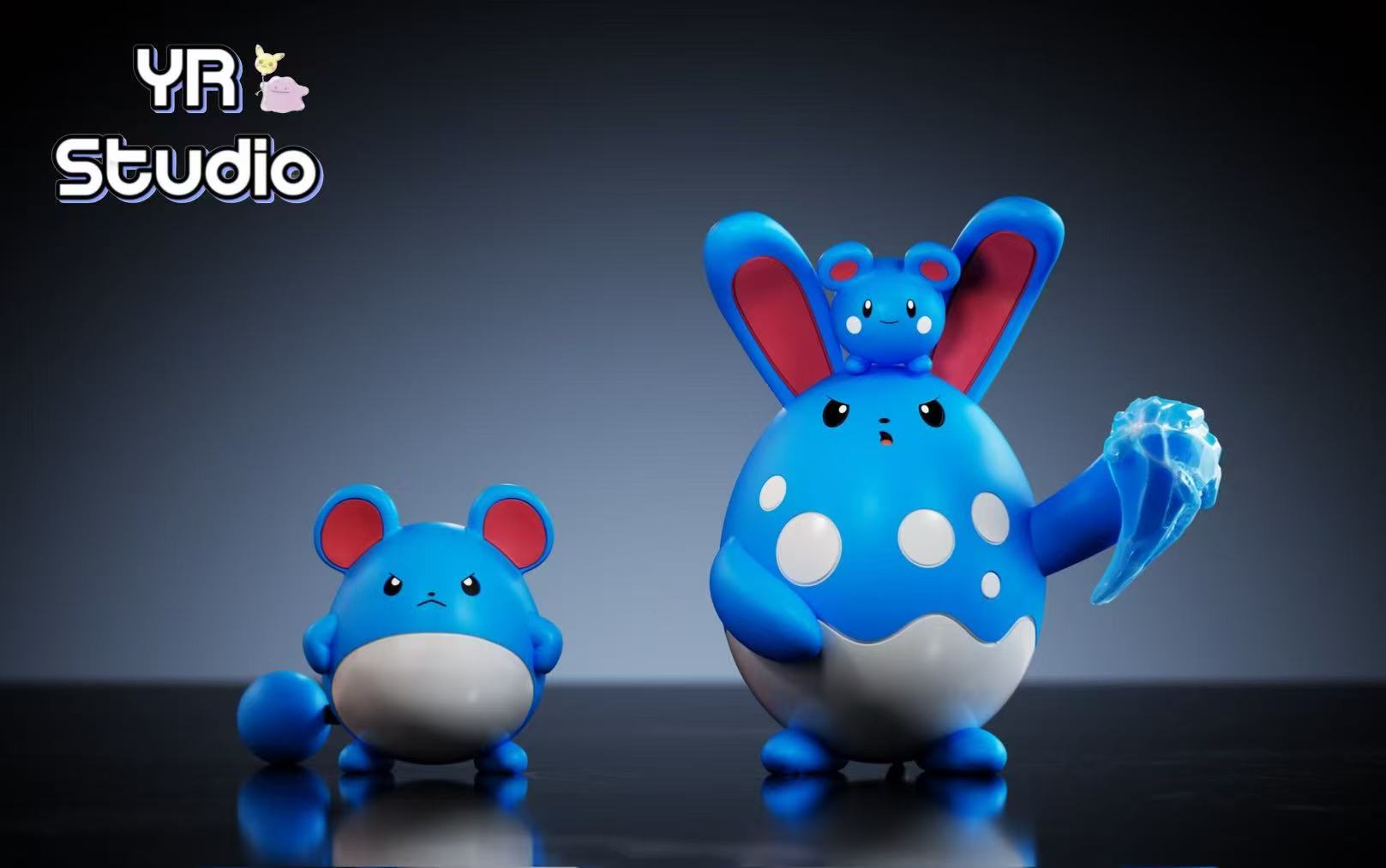 YR Studio - Azumarill Evolution - Pokemon Scale World