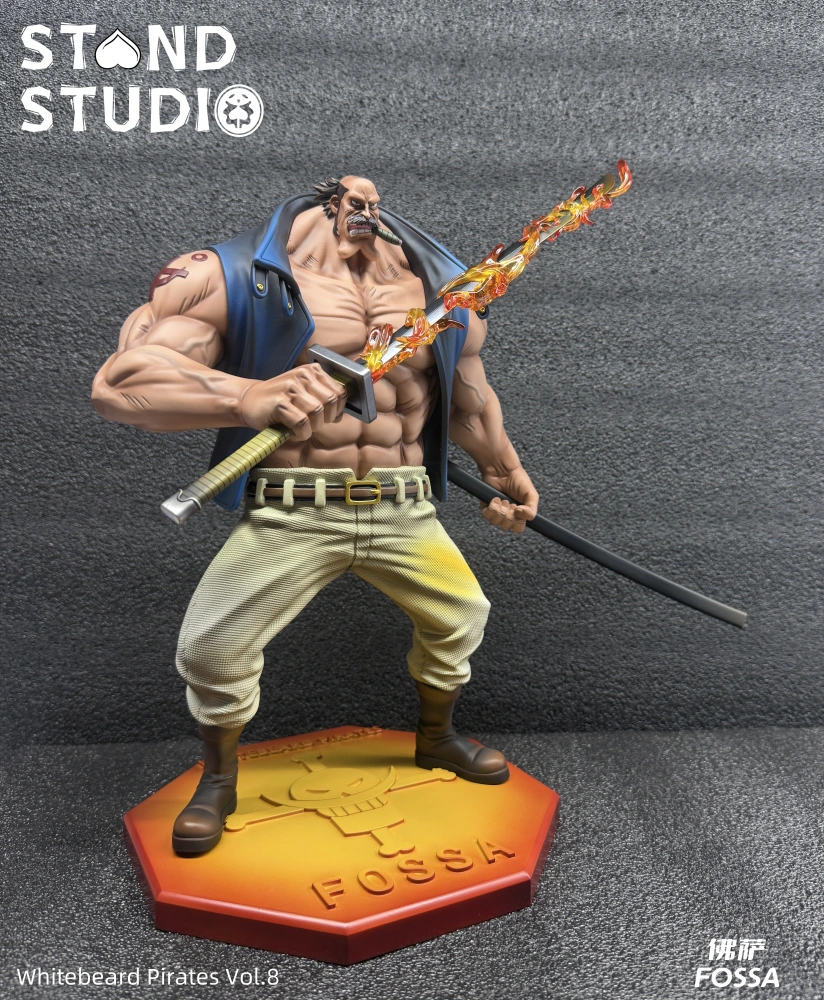 Stand Studio - WhiteBeard Pirates Fossa - Digimon Resin Statue