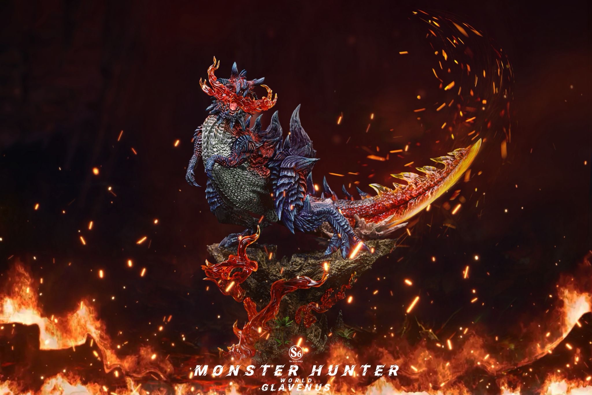 S6 Studio - Glavenus - Monster Hunter Resin Statue
