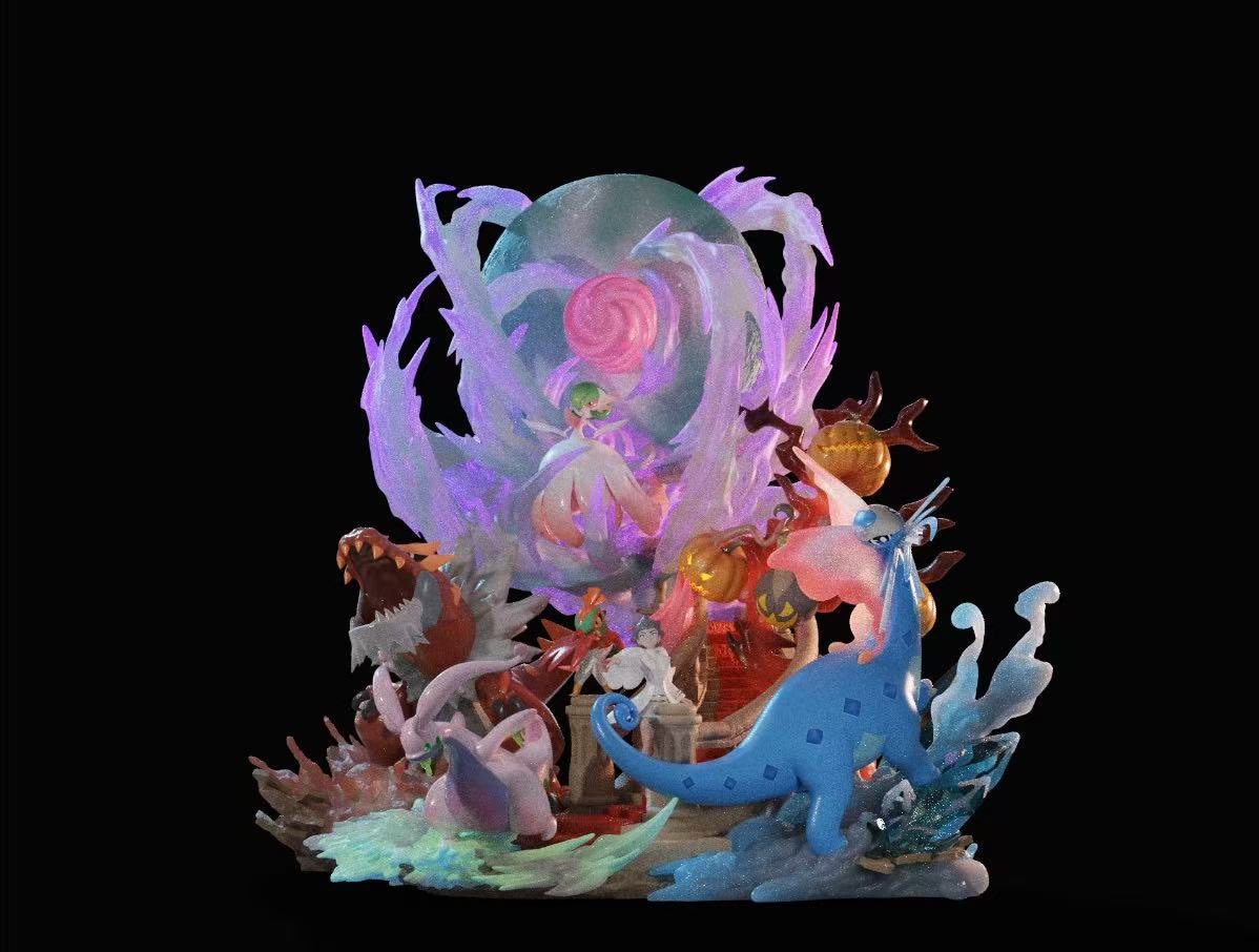 DCG Studio - Diantha Team - Pokemon Resin Statue