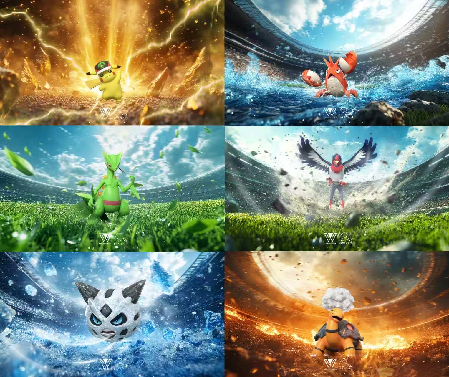 Wonder Studio - Ash Hoenn Team - Pokemon Scale World