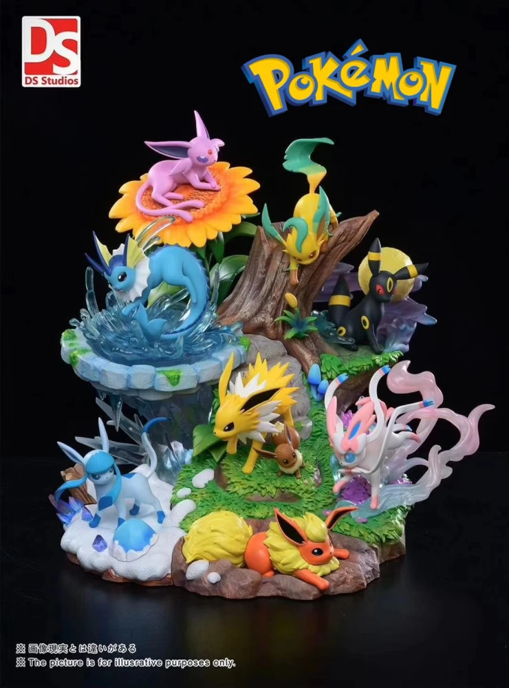 DS Studio - Eevee Family - Pokemon Resin Statue