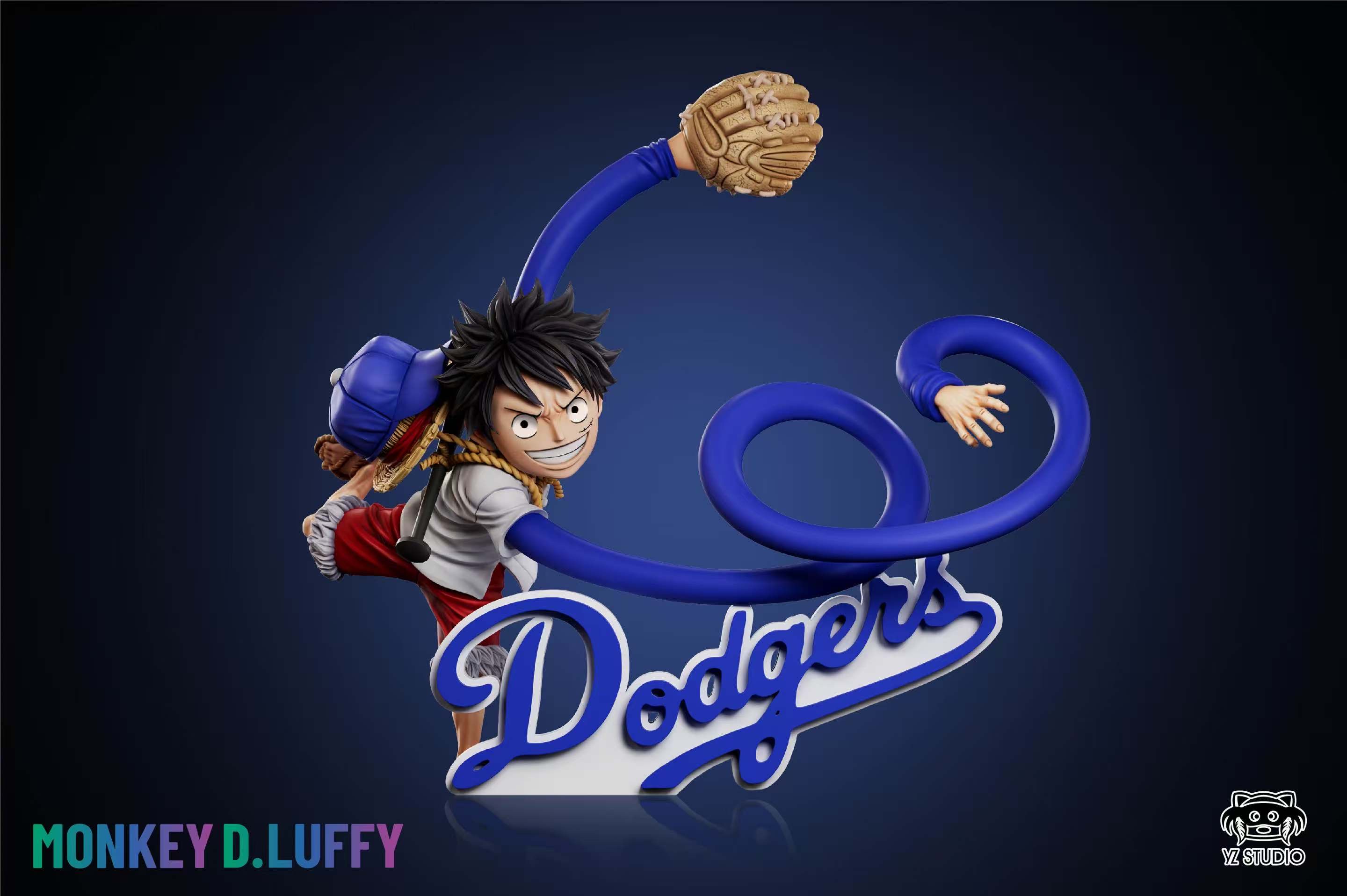 YZ Studio - Baseball Luffy - One Piece Resin Statue
