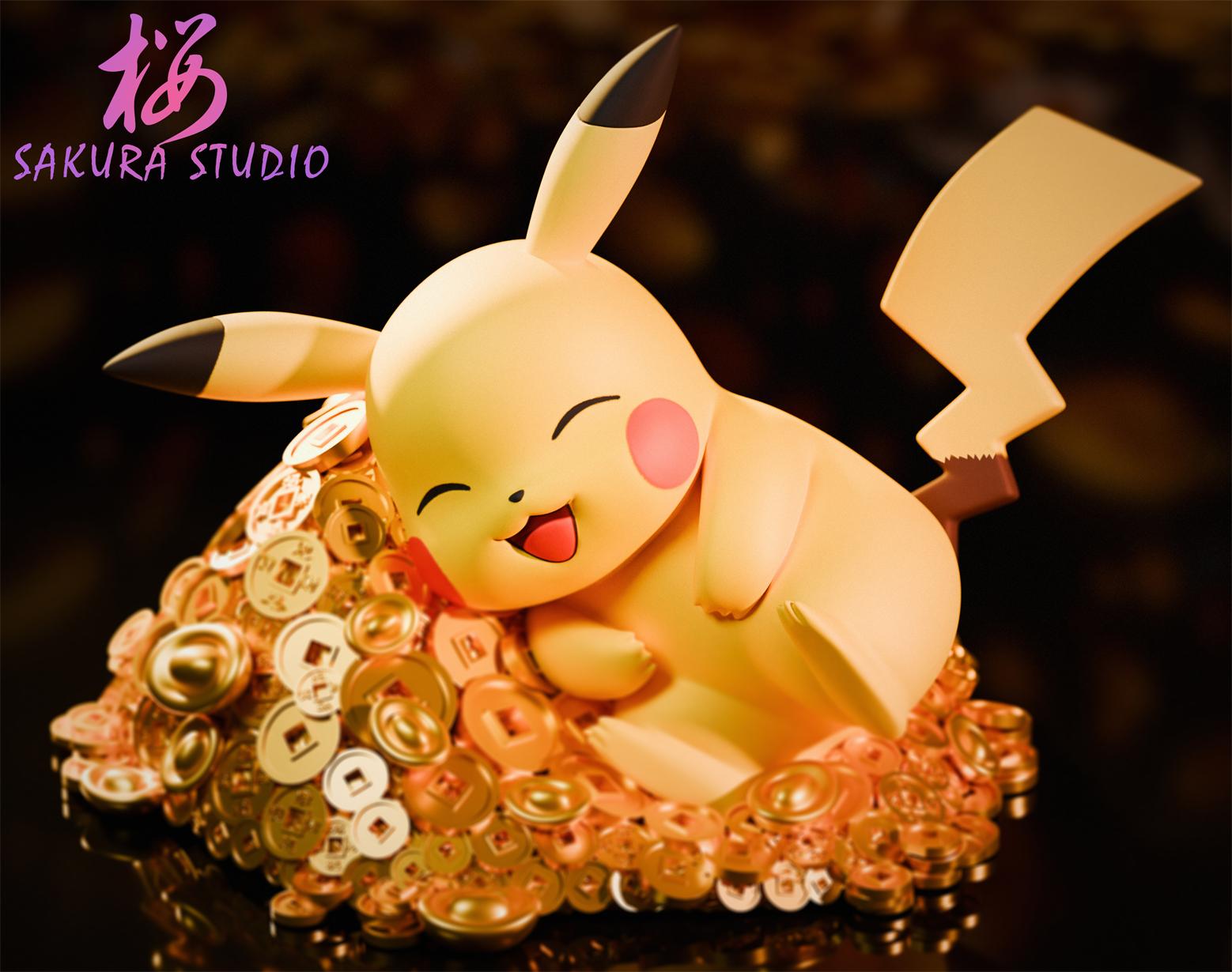 Sakura Studio - Lucky Pikachu 2.0 - Pokemon Resin Statue