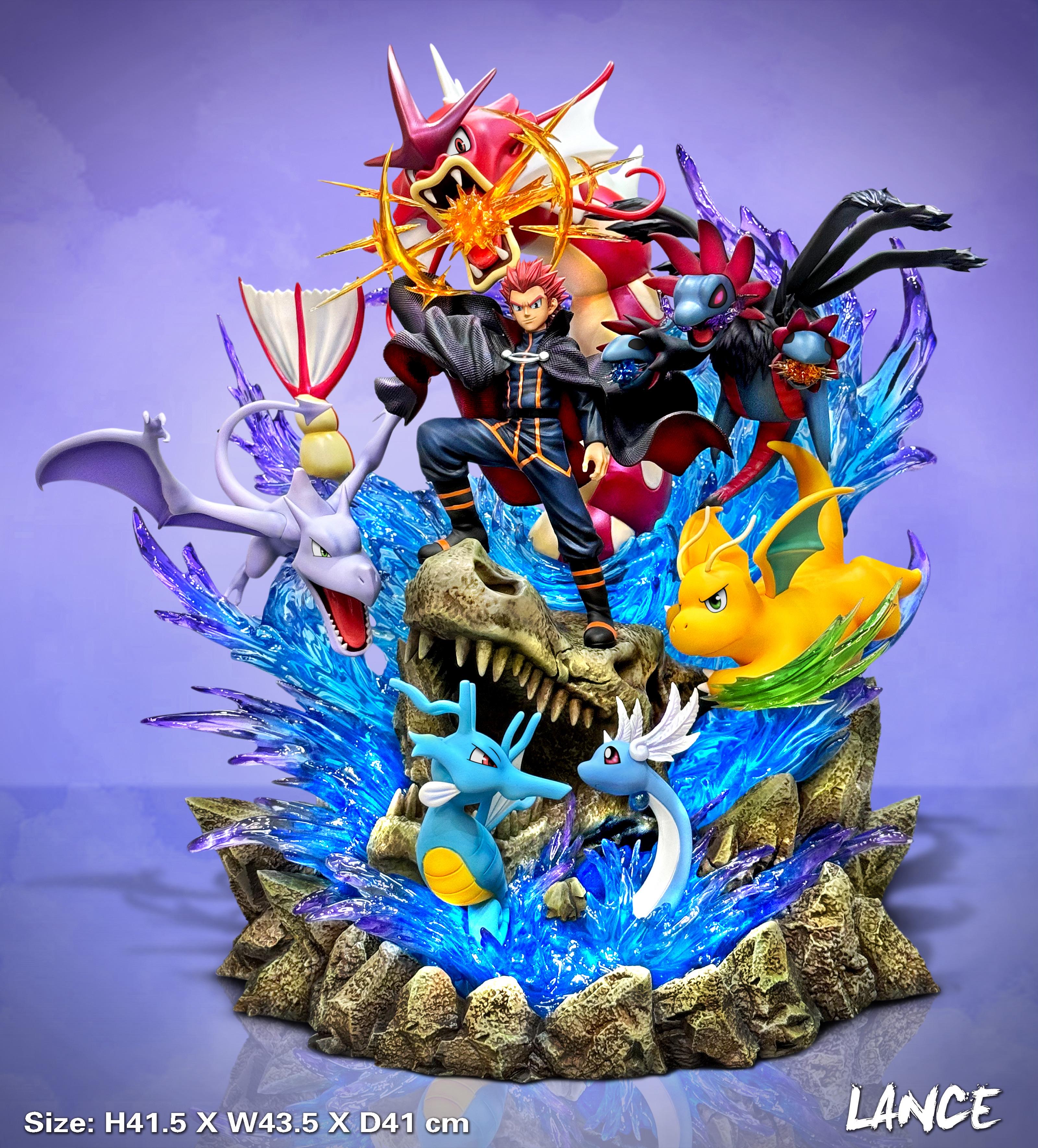 Egg Studio - Elite Four Lance - Pokemon Resin Statue
