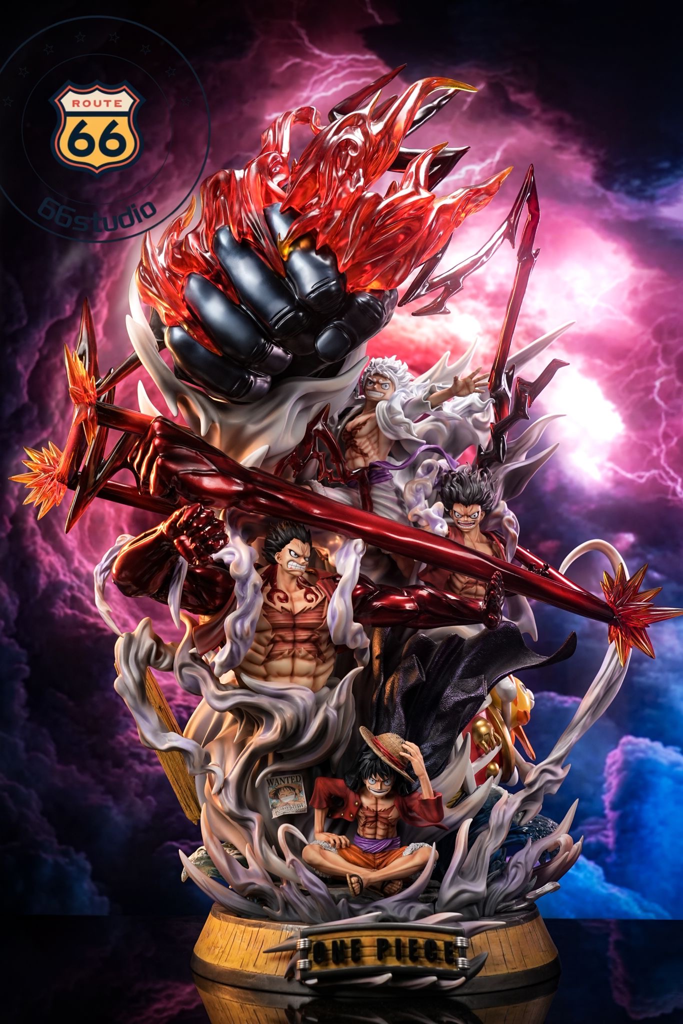 66 Studio - Luffy Ultimate Soul Explosive Collection - One Piece Resin ...