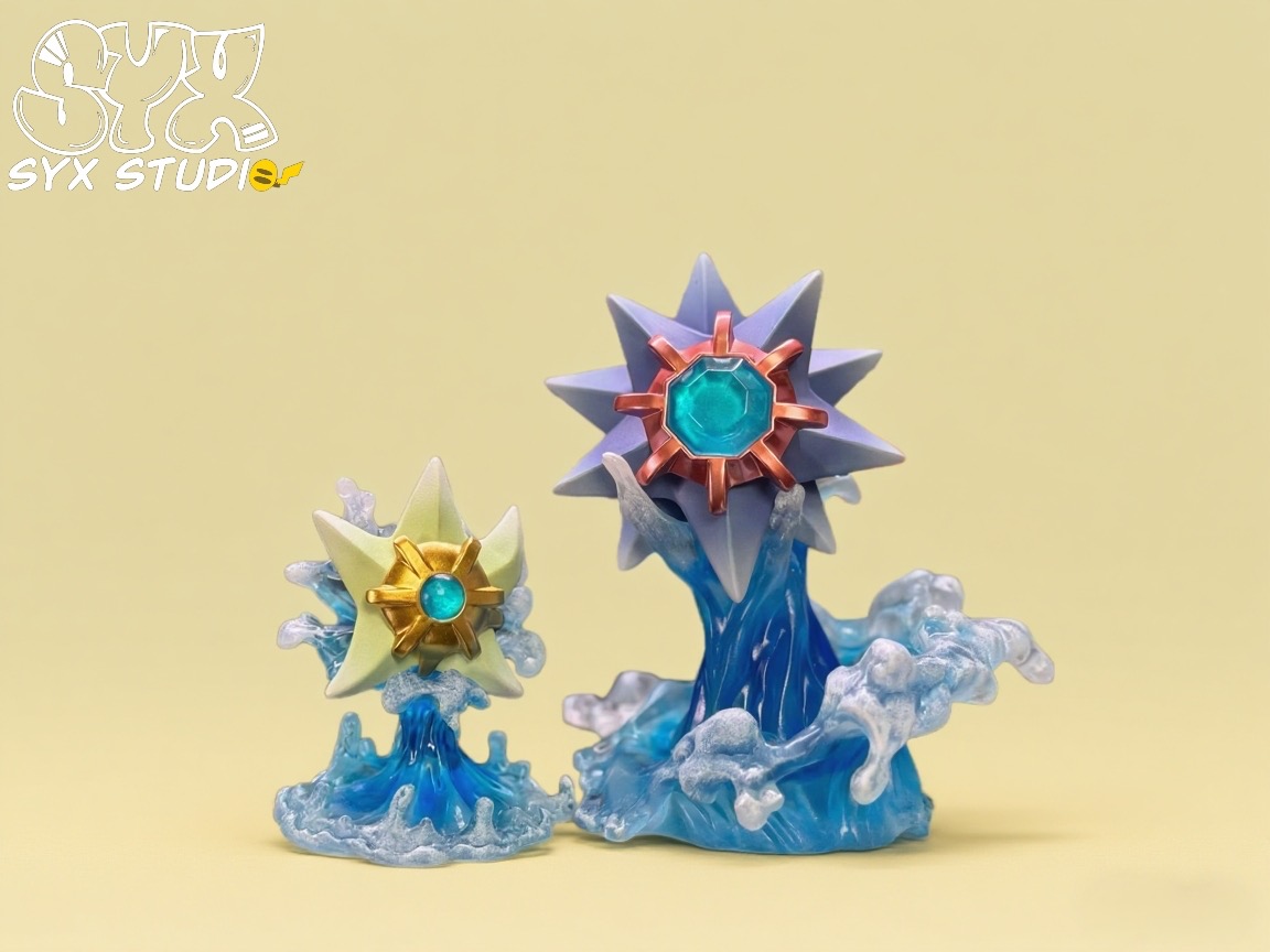 Syx Studio - Staryu x Starmie - Pokemon Resin Statue