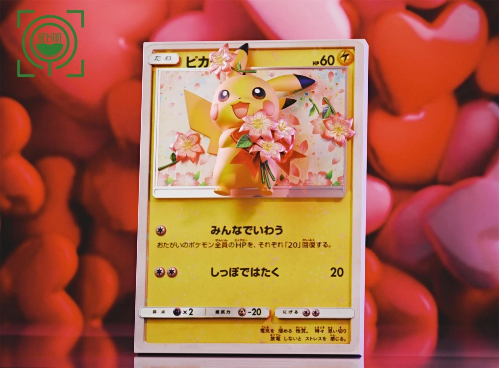 Geisha Studio - Bouquet Pikachu - Pokemon Resin Statue