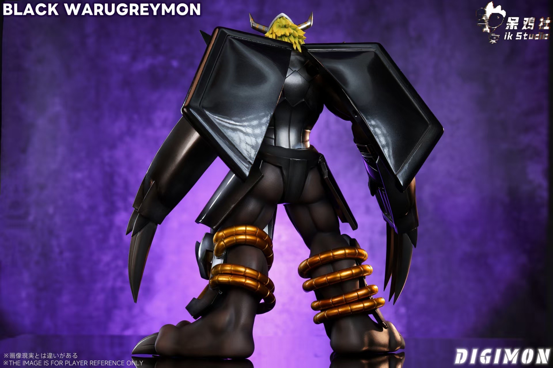 IK Studio - Blackwargreymon - Digimon Resin Statue