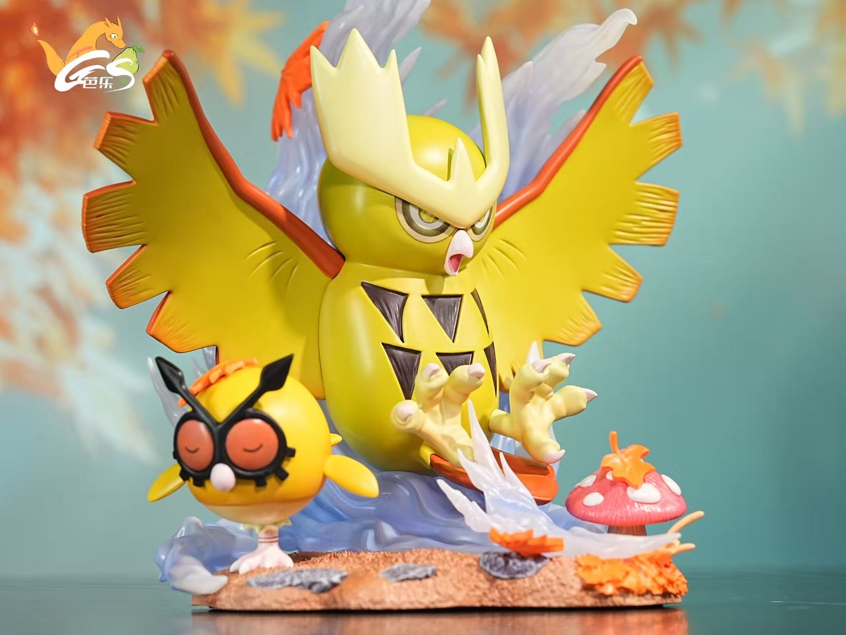 BaLe Studio - Hoothoot x Noctowl - Pokemon Resin Statue