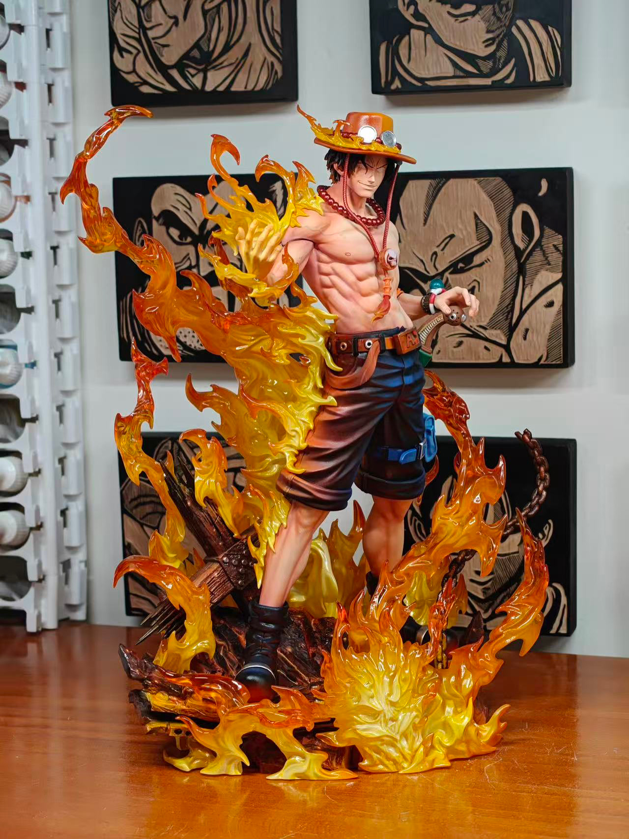 SY Studio - Portgas D Ace - One Piece Resin Statue
