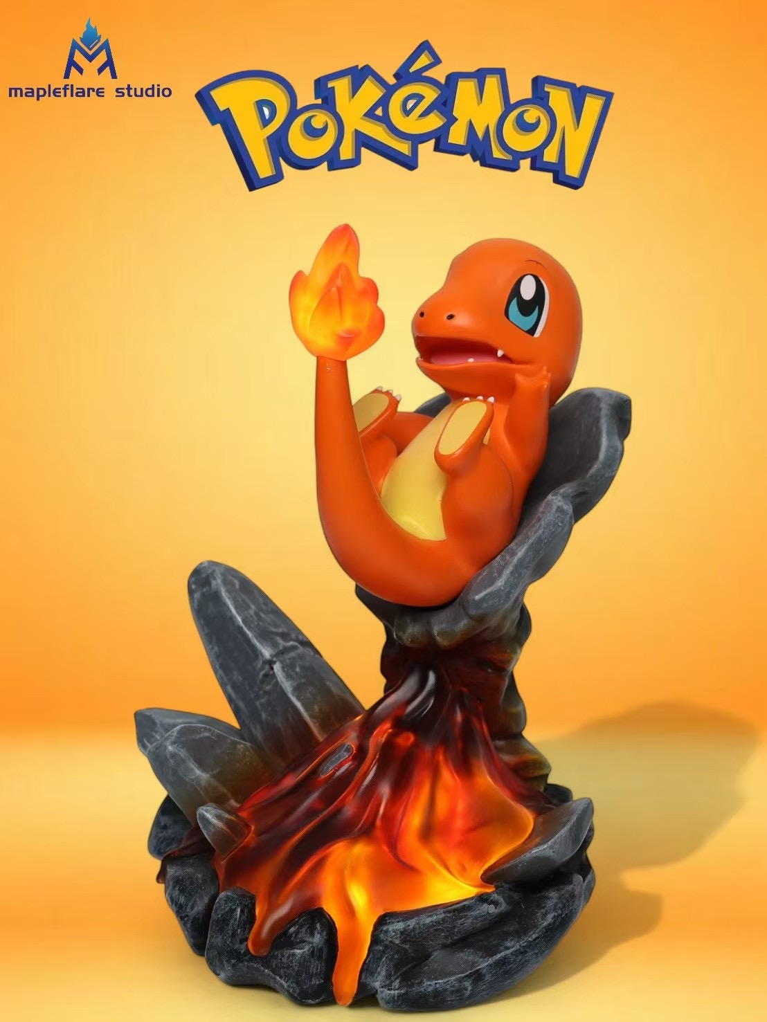 Mapleflare Studio - Charmander Lamp - Pokemon Resin Statue