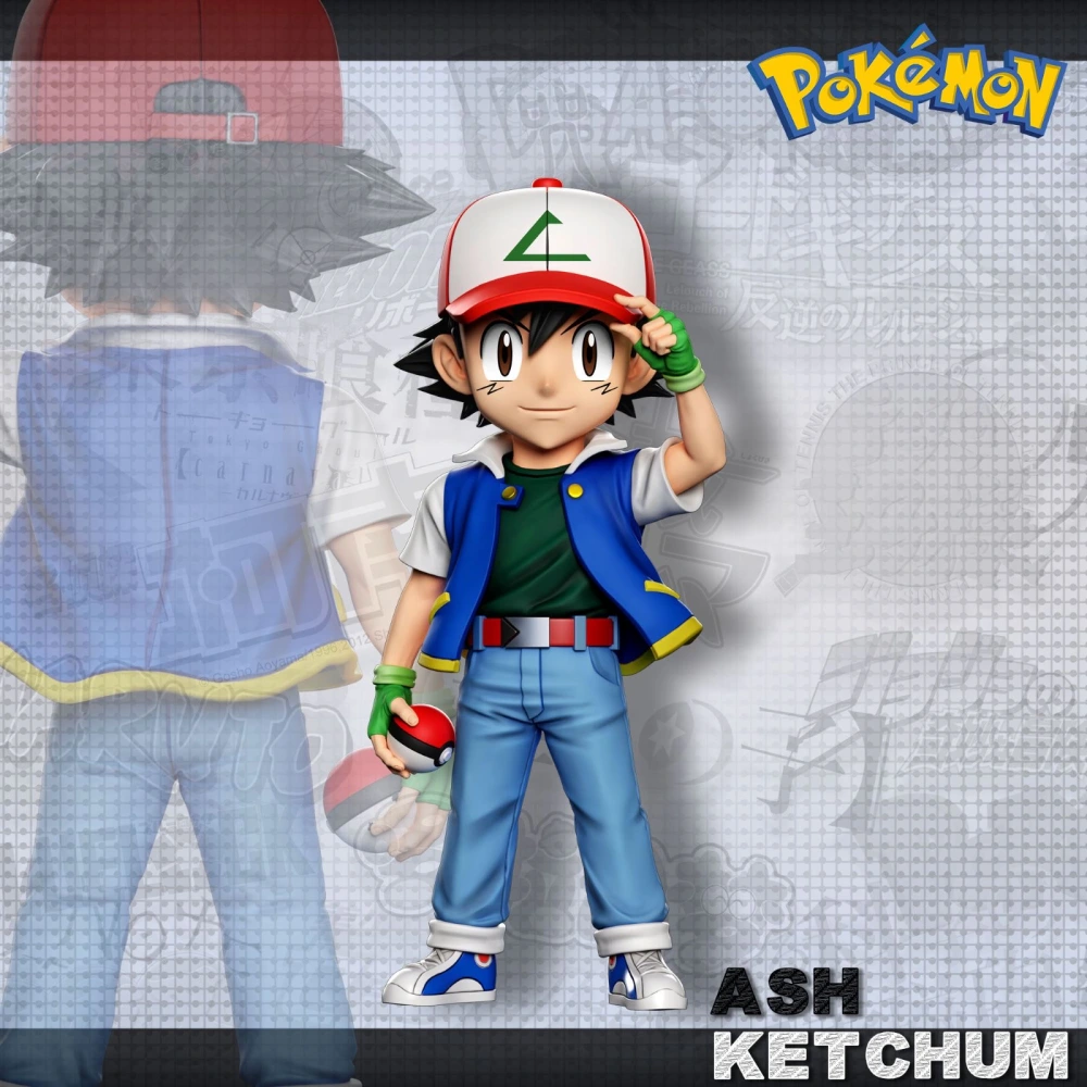 A+ Studio - Ash Ketchump - Pokemon Trainer