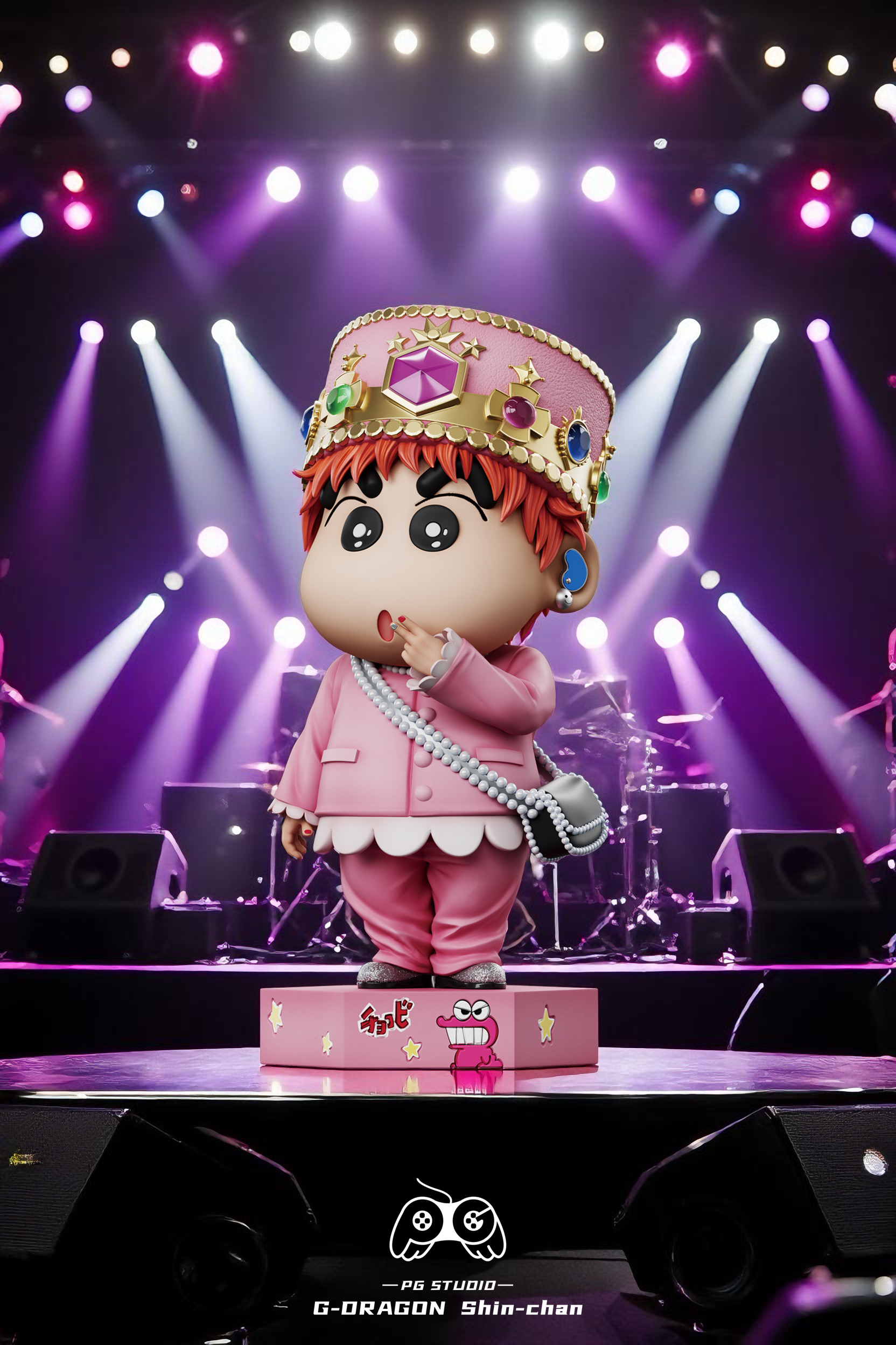 PG Studio - G-Dragon Shin-Chan - Crayon Shin Chan Resin Statue