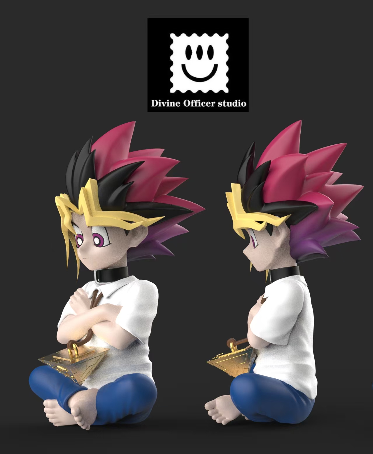 Divine Officer Studio - Yugi Muto - Yugioh Resin Statue