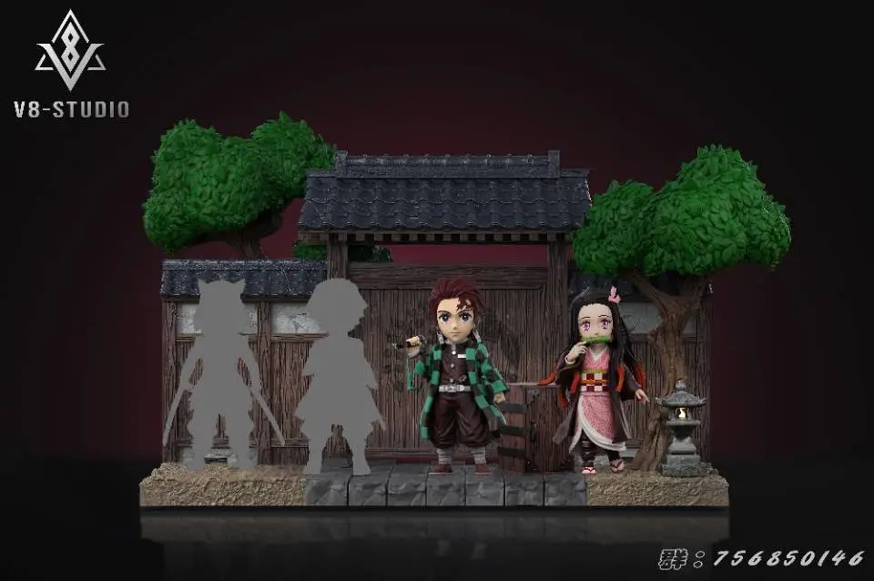 V8 Studio - Nezuko Kamado - Kimetsu No Yaiba Resin Statue