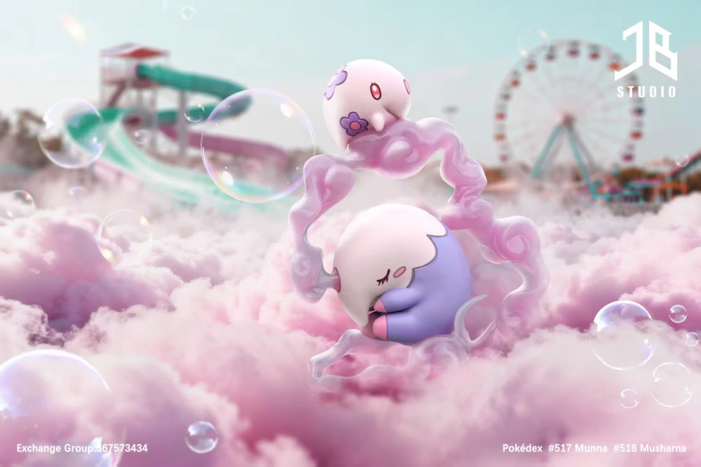 JB Studio - Munna x Musharna - Pokemon Scale World