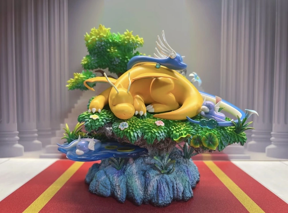 DM Studio - Dragonite Evolution - Pokemon Resin Statue