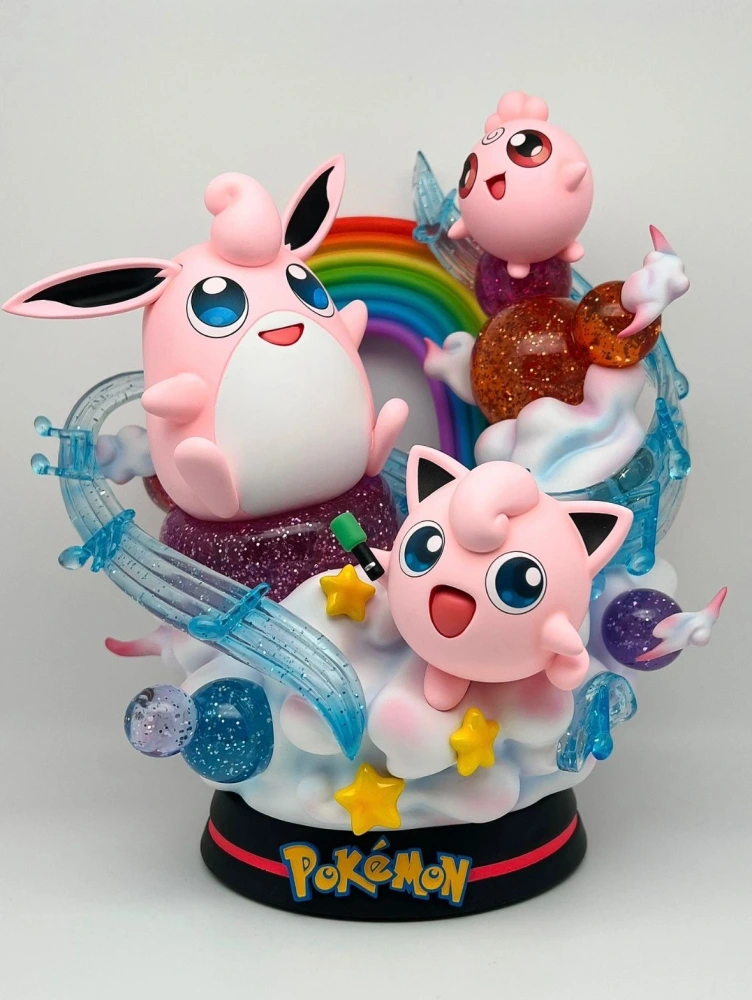 Egg Studio - Wigglytuff Evolution - Pokemon Resin Statue