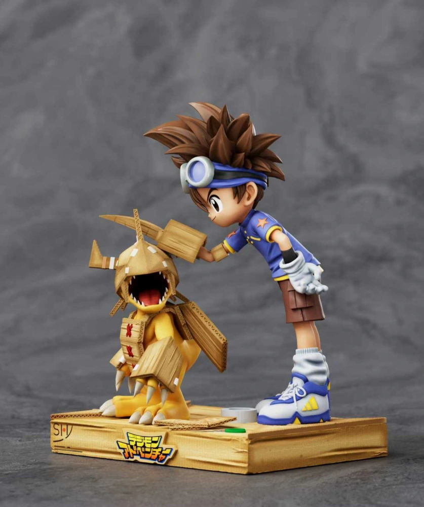 Backlight Studio - Taichi Yagami x Agumon - Digimon Resin Statue