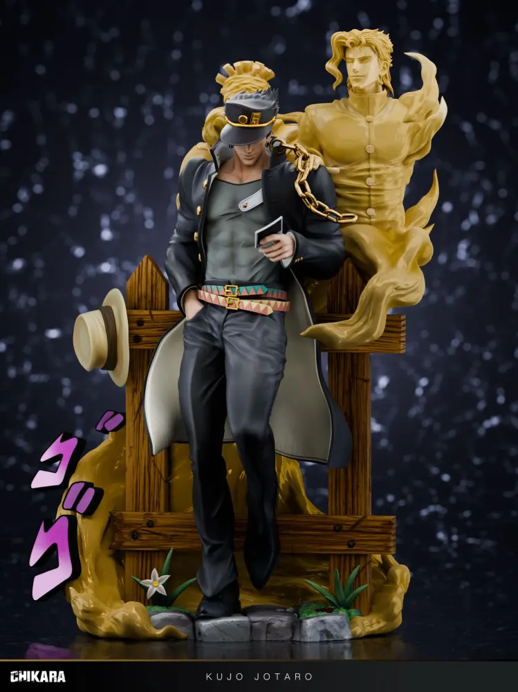Chikara Studio - Kujo Jotaro - Jojos Bizarre Adventure Resin Statue