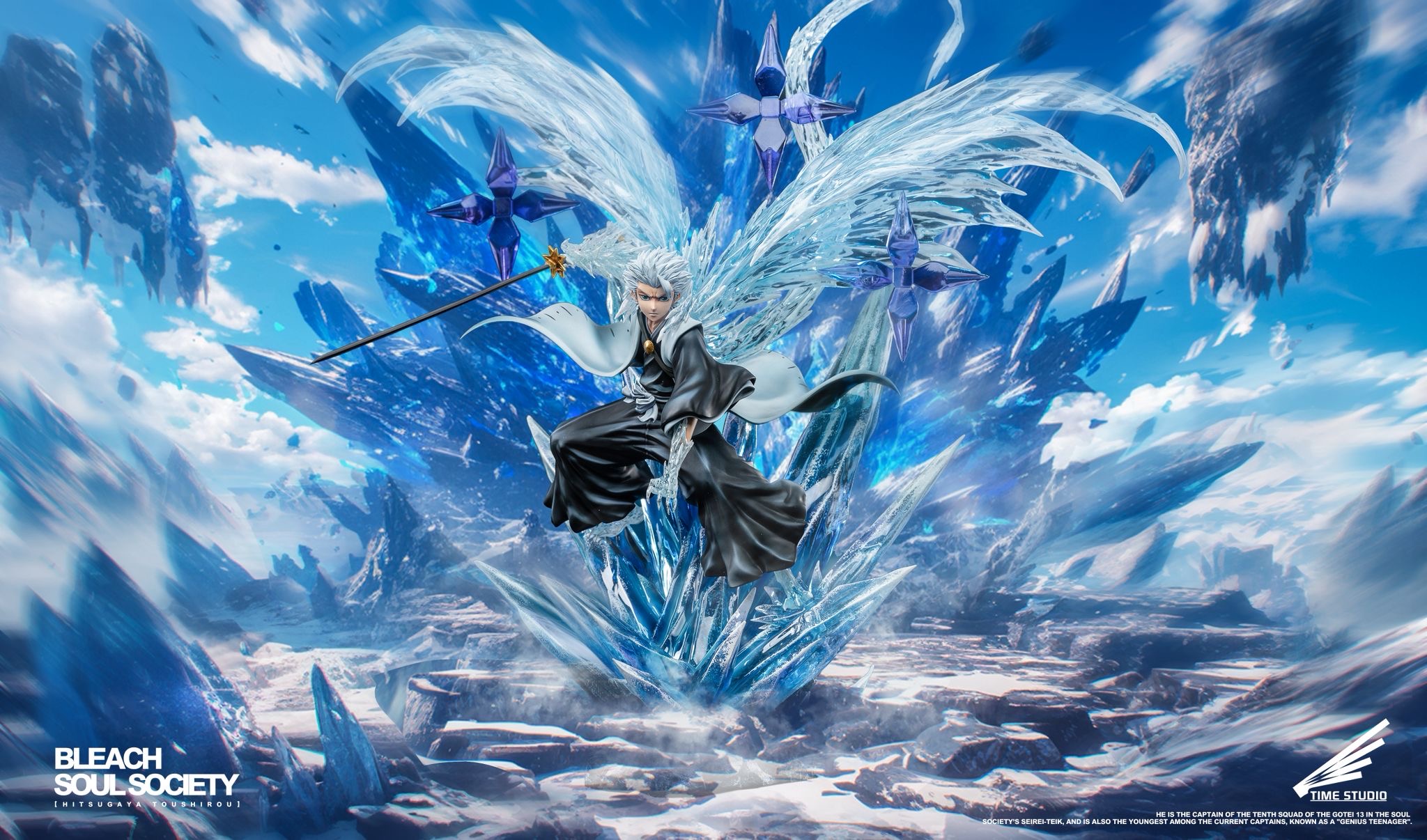 Time Studio - Toshiro Hitsugaya - Bleach Resin Statue