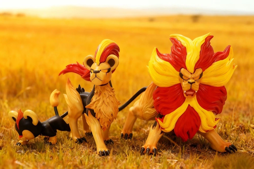 Buer Studio - Litleo x Pyroar - Pokemon Scale World