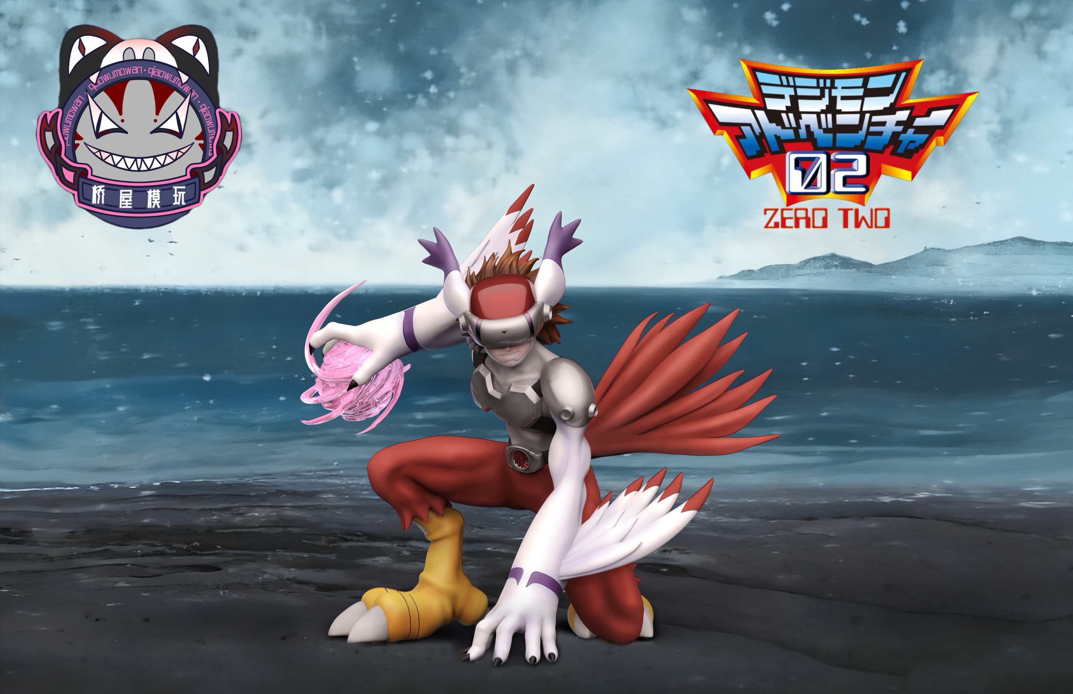 QiaoWu Studio - Silphymon - Digimon Resin Statue