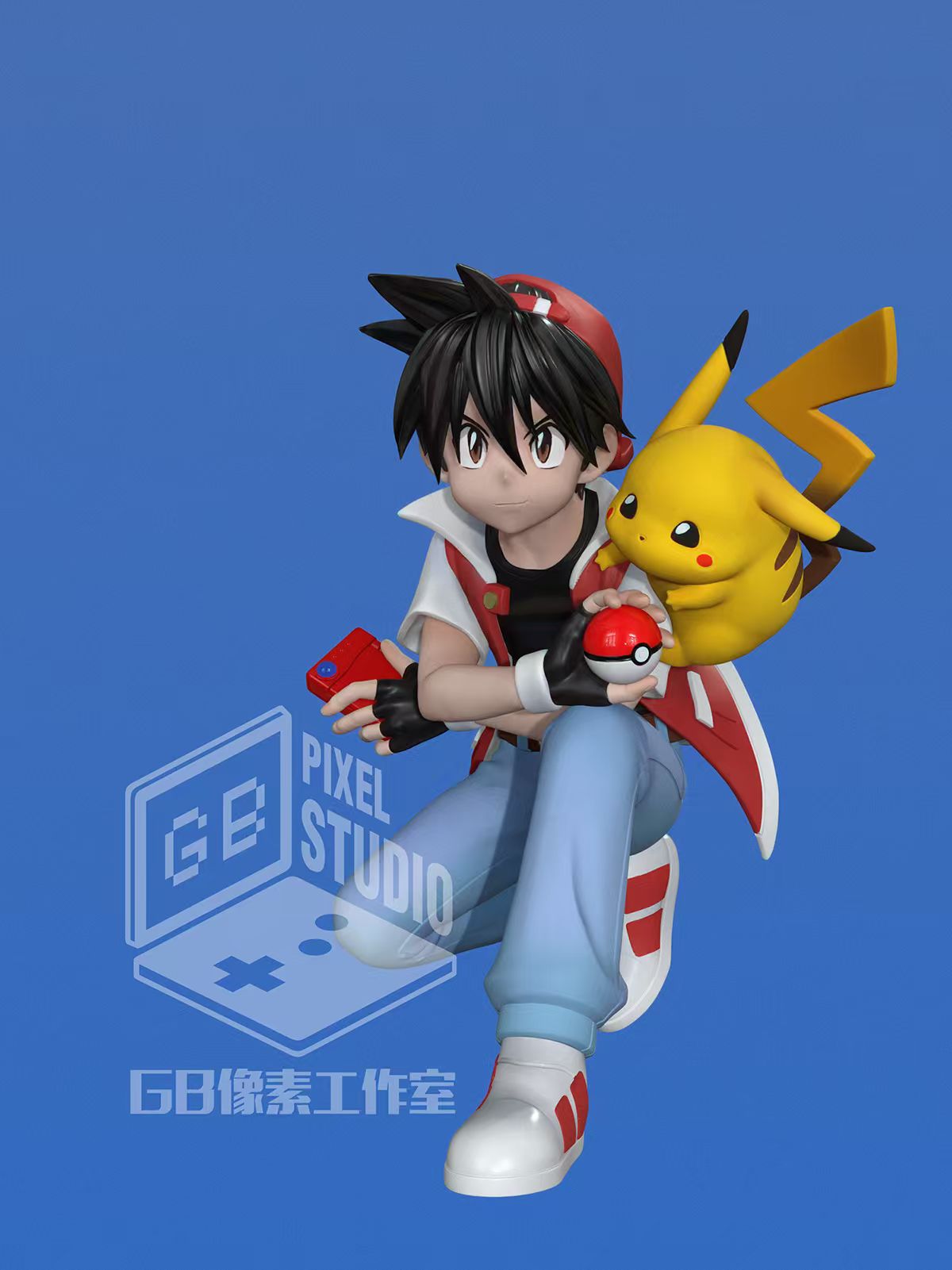 GB Pixel Studio - Cover Red Trainer - Pokemon Trainer