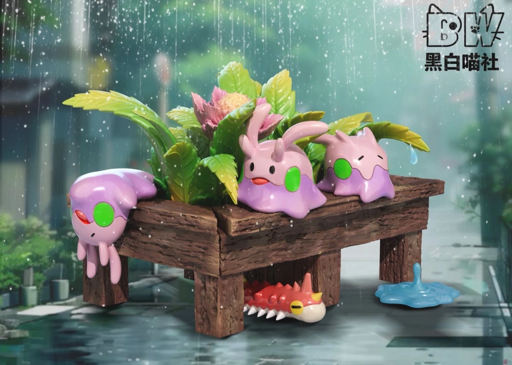 BW Studio - Goomy Happy Time - Pokemon Resin Statue