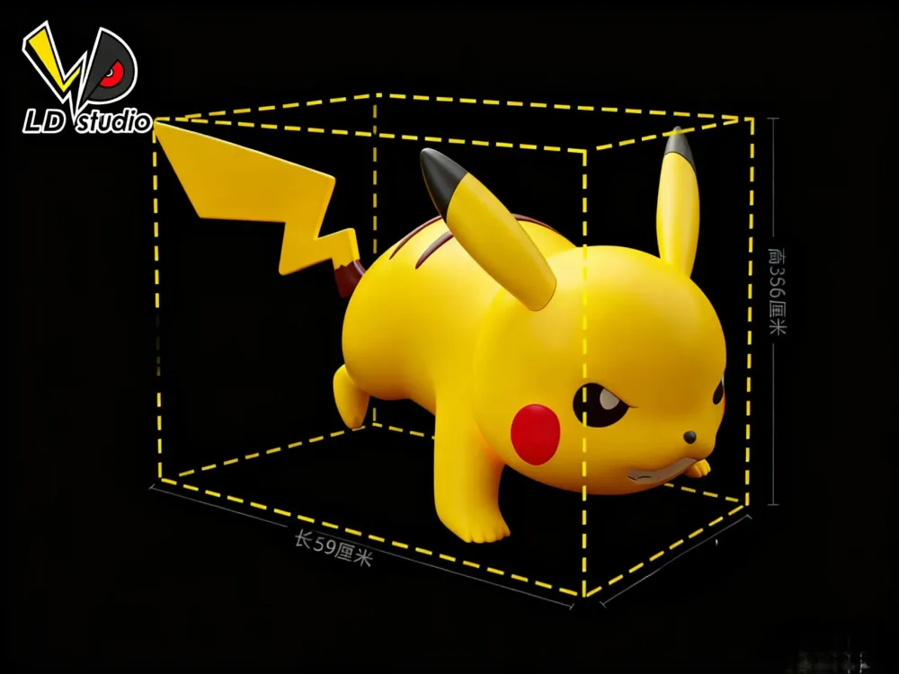 LD Studio - Fighting Pikachu - Pokemon Resin Statue