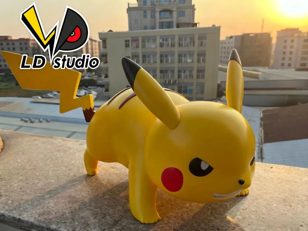 LD Studio - Fighting Pikachu - Pokemon Resin Statue