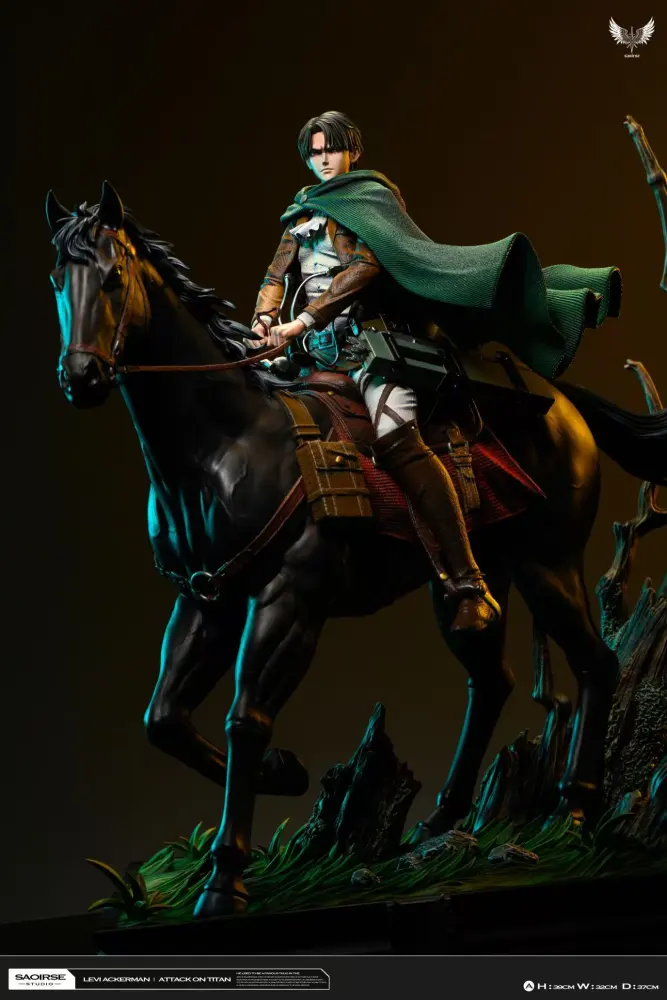 Saoirse Studio - Captain Levi Ackerman - Attack On Titan Resin Statue