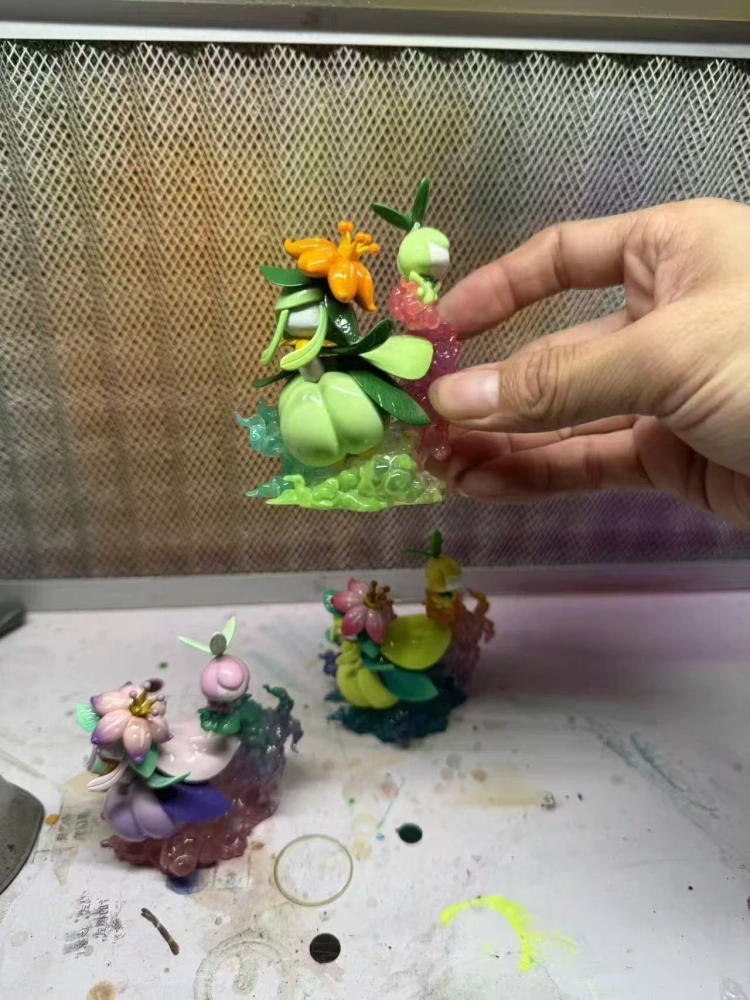 Golden City Studio - Petilil x Lilligant - Pokemon Resin Statue