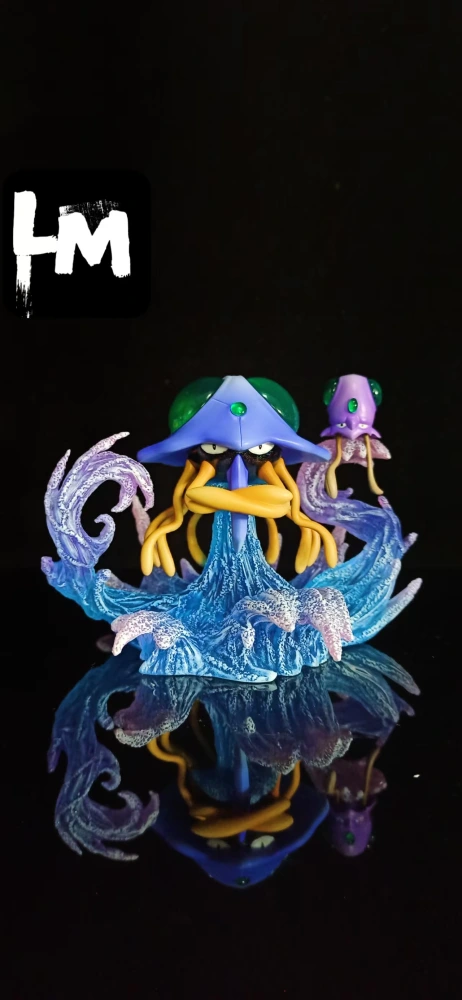 LM Studio - Tentacool x Tentacruel - Pokemon Resin Statue