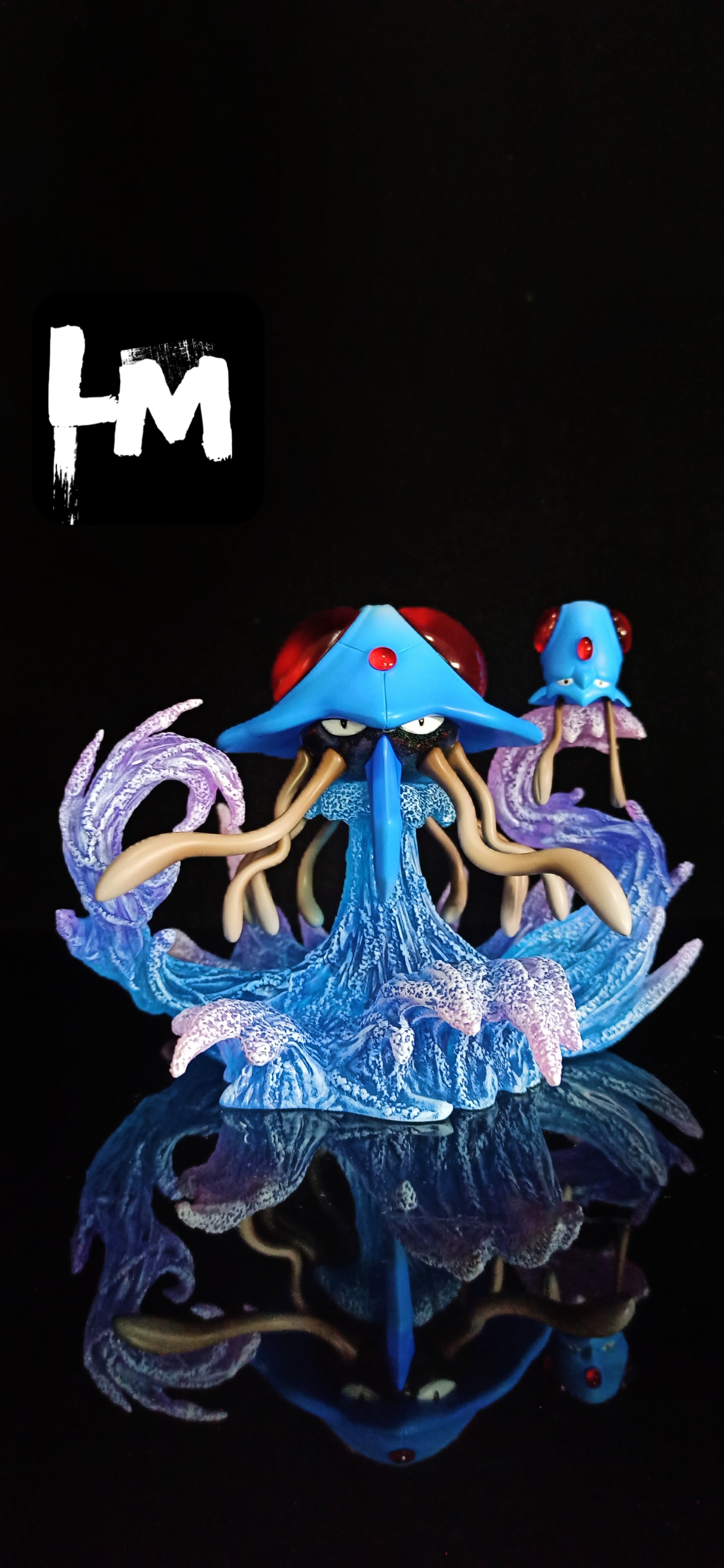 LM Studio - Tentacool x Tentacruel - Pokemon Resin Statue