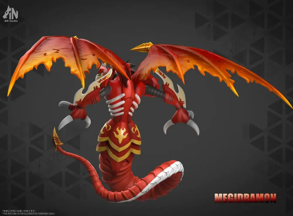 An Studio - Megidramon - Digimon Resin Statue
