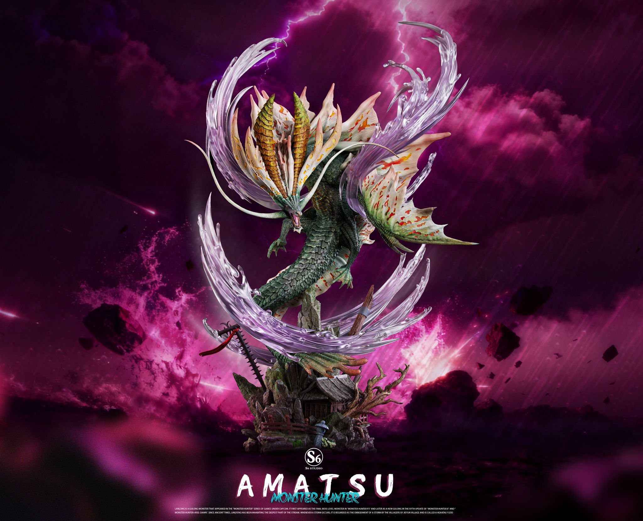 S6 Studio - Amatsu - Monster Hunter Resin Statue