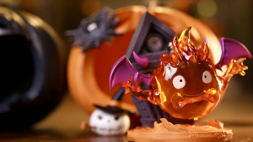 ZJB Studio - Pumpkin Calcifer - Howls Moving Castle Resin Statue